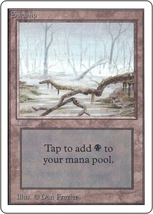 Swamp (1) (VG) - Unlimited | Bazaar of Magic