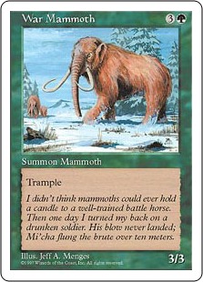 War Mammoth - 5th Edition | Bazaar of Magic