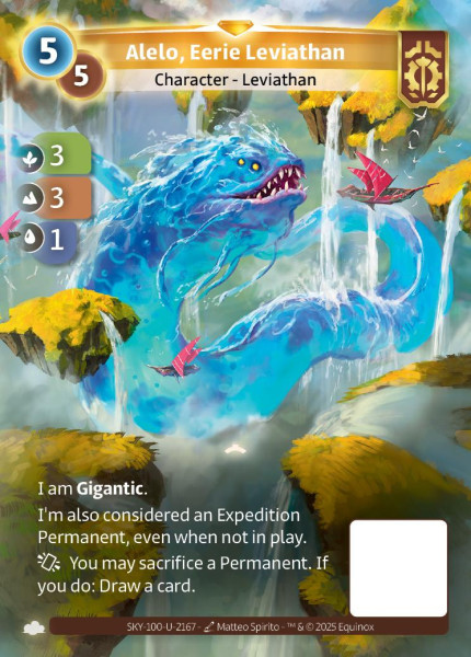 Alelo, Eerie Leviathan (U-2167) - | Bazaar of Magic