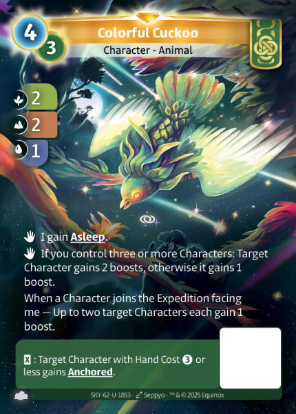 Colorful Cuckoo (U-1223) - | Bazaar of Magic