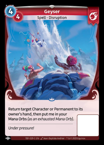 Geyser (C) - | Bazaar of Magic