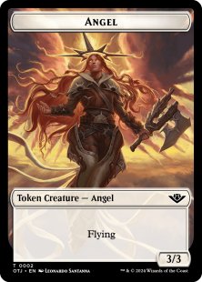Angel token (3/3) - Outlaws of Thunder Junction | Bazaar of Magic