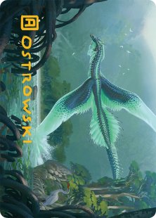 Art Card 26: Teval, Arbiter of Virtue - Tarkir: Dragonstorm Art Series ...