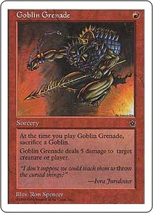 Goblin Grenade - Merfolk vs. Goblins | Bazaar of Magic