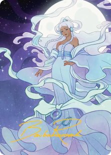Art Card 41: Yue, the Moon Spirit (signed) - Avatar: The Last Airbender ...