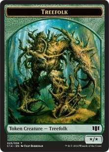 Treefolk token (*/*) - Commander 2014 | Bazaar of Magic