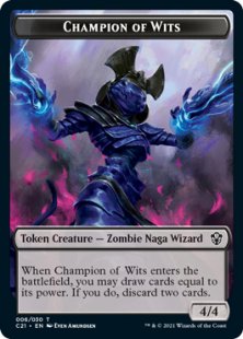 Champion of Wits eternalize token (4/4) - Hour of Devastation | Bazaar ...