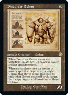 Precursor Golem (showcase) - The Brothers' War Retro Artifacts Varianten | Bazaar of Magic