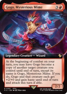 Gogo, Mysterious Mime (foil) (extended art) - Final Fantasy Commander ...