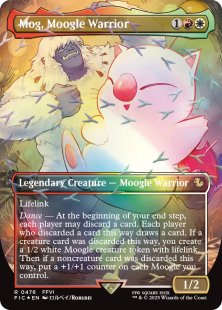 Mog, Moogle Warrior (#476) (foil) (borderless) - Final Fantasy ...