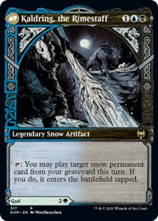 Jorn, God of Winter (showcase) - Kaldheim varianten | Bazaar of Magic