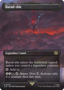 Barad-dûr (#425) (borderless) - Lord of the Rings: Tales of Middle ...