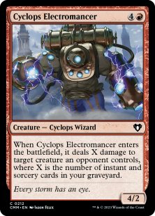Cyclops Electromancer - Commander Masters | Bazaar of Magic