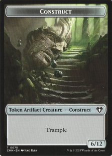 Construct token (#75) (6/12) - Commander Masters Commander | Bazaar of ...
