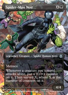 Similar cards to Spider-Man Noir (#204) (borderless) | Bazaar of Magic