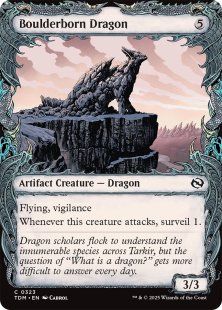 Boulderborn Dragon (foil) (showcase) - Tarkir: Dragonstorm Varianten ...