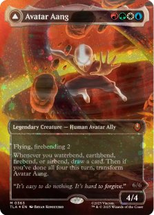 Avatar Aang foil Avatar The Last Airbender Bazaar Of Magic