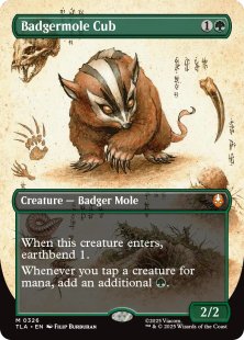 Badgermole Cub (borderless) - Avatar: The Last Airbender Varianten ...