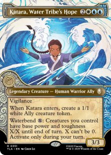 Katara, Water Tribe's Hope (foil) - Avatar: The Last Airbender | Bazaar ...