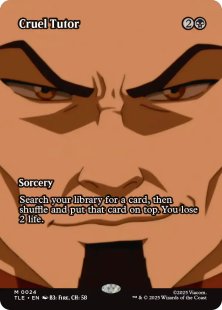 Cruel Tutor (borderless) - Avatar: The Last Airbender Eternal Varianten ...