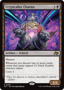 Cryptcaller Chariot (#523) (first-place foil) (borderless ...