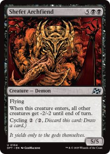 Similar cards to Shefet Archfiend | Bazaar of Magic