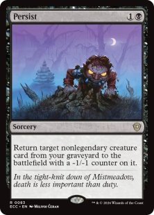 Similar cards to Persist | Bazaar of Magic