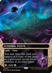 Echoing Deeps (#13) (foil) (borderless) - Edge of Eternities Stellar ...