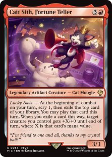 Cait Sith, Fortune Teller - Final Fantasy Commander | Bazaar of Magic
