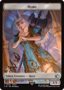 Hero token (#9) (1/1) - Final Fantasy | Bazaar of Magic