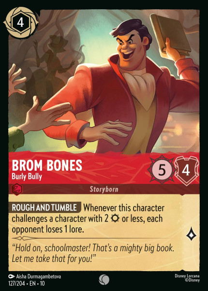 Brom Bones, Burly Bully (foil) - | Bazaar of Magic