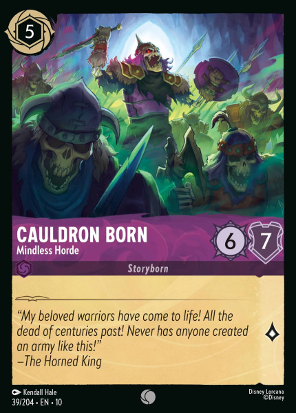 Cauldron Born, Mindless Horde - | Bazaar of Magic