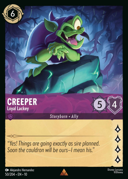 Creeper, Loyal Lackey (foil) - | Bazaar of Magic