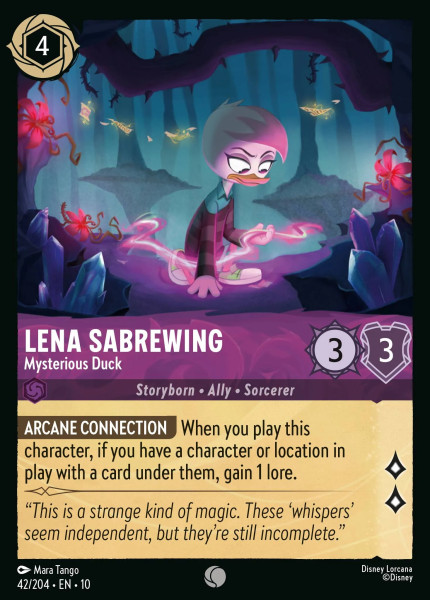 Lena Sabrewing, Mysterious Duck - | Bazaar of Magic