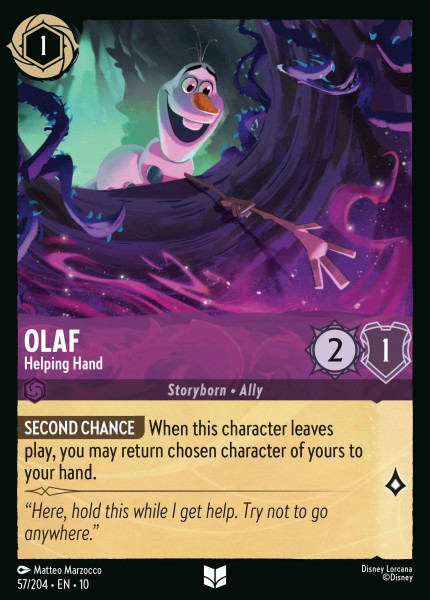 Olaf, Helping Hand - | Bazaar of Magic