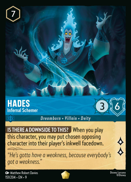 Hades, Infernal Schemer (foil) - | Bazaar of Magic
