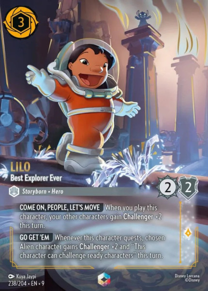 Lilo, Best Explorer Ever (foil) (borderless) - | Bazaar of Magic