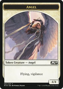 Angel token (4/4) - Core Set 2019 | Bazaar of Magic