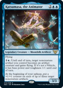 Katsumasa, the Animator (extended art) - Kamigawa: Neon Dynasty ...