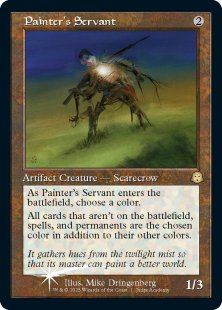 Painter's Servant (foil) (borderless) - Special Guests | Bazaar of Magic