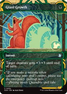 Giant Growth (#052) (showcase) - Secrets of Strixhaven Mystical Archive ...