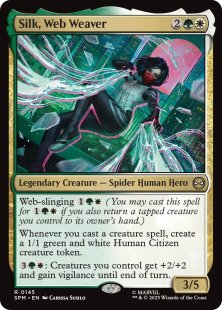 Silk, Web Weaver (foil) (borderless) - Marvel's Spider-Man Varianten ...