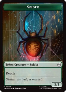 Spider Token (2/1) - Marvel's Spider-Man | Bazaar of Magic