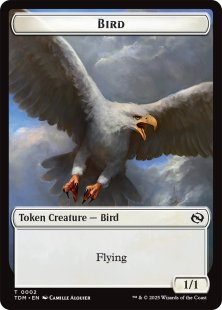 Bird token (foil) (1/1) - Tarkir: Dragonstorm | Bazaar of Magic