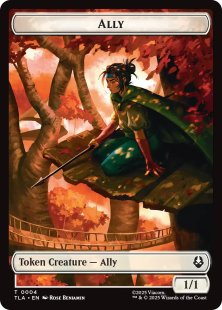 Ally token (#4) (1/1) - Avatar: The Last Airbender | Bazaar of Magic