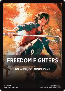 Freedom Fighters front card - Avatar: The Last Airbender | Bazaar of Magic