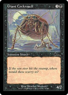 Giant Cockroach (foil) - Urza's Legacy | Bazaar of Magic