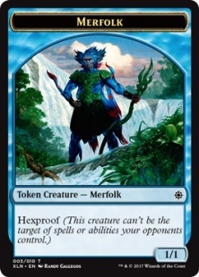 Merfolk token (foil) (1/1) - Lorwyn Eclipsed | Bazaar of Magic