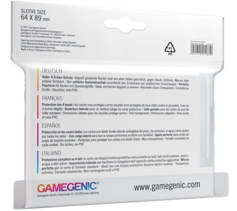 Gamegenic Closable Inner Sleeves (100 stuks) - Gamegenic | Spellenwinkel.nl