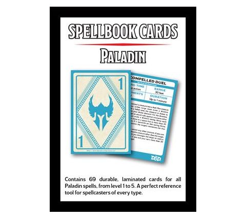 Dungeons and Dragons 5E - Spellbook Cards: Paladin (EN) - Dungeons ...